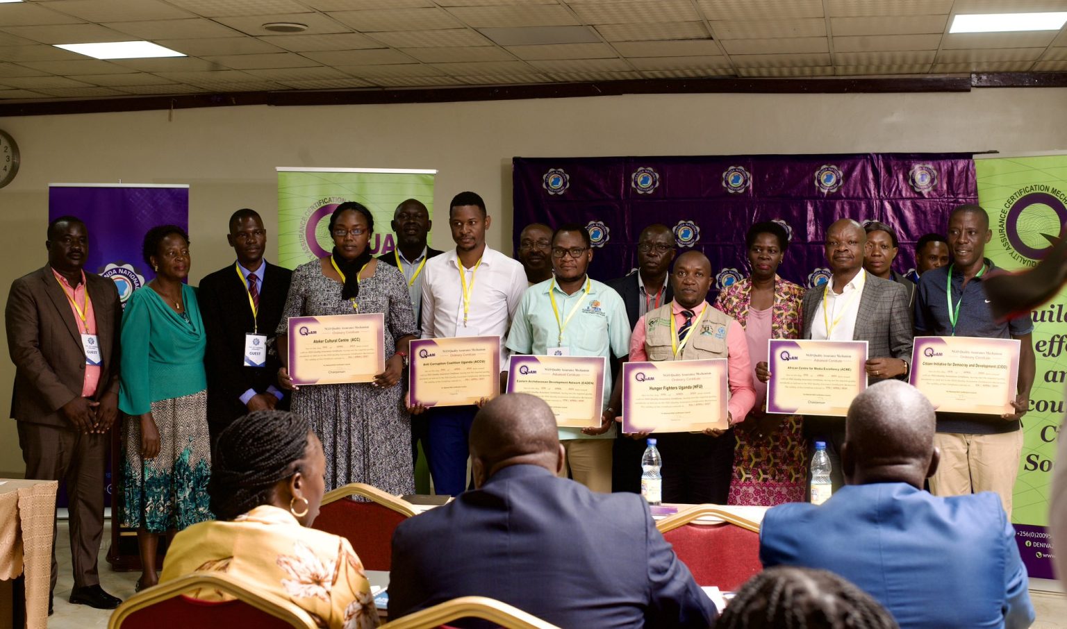 7 NGOs Receive Quality Assurance Mechanism (QuAM) Certificates